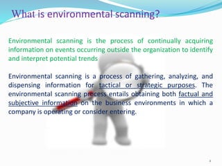 Environmental scanning | PPTX