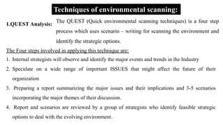 Environmental Scanning-SM-MBA | PPTX | Environmental Services Industry ...