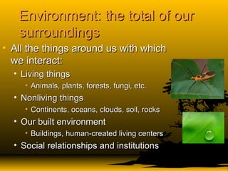 Environmental science | PPT