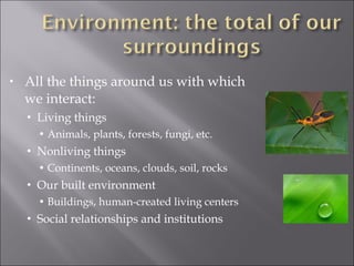 Environmental science | PPT