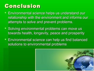 Environmental science | PPT