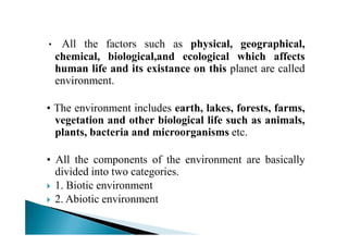Environmental science | PPT