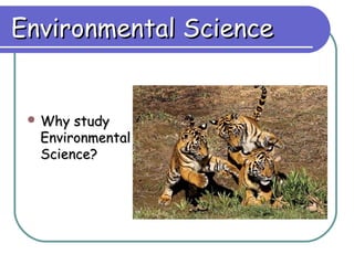 Environmental science intro & chapter 1 | PPT