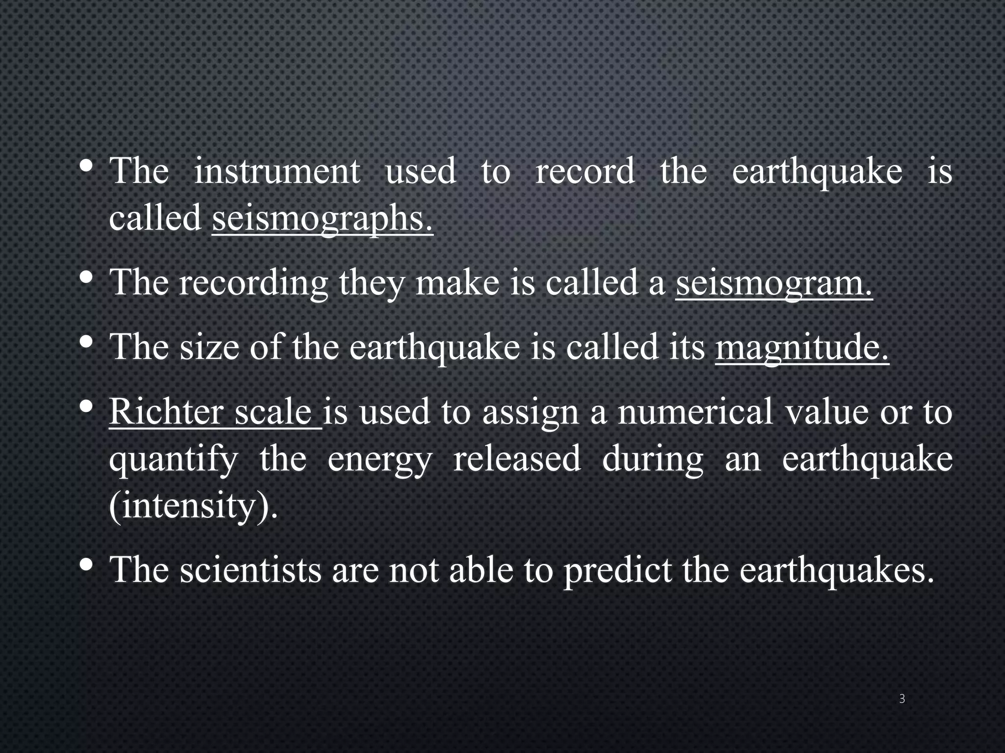 Earthquake Management Strategies | PPTX