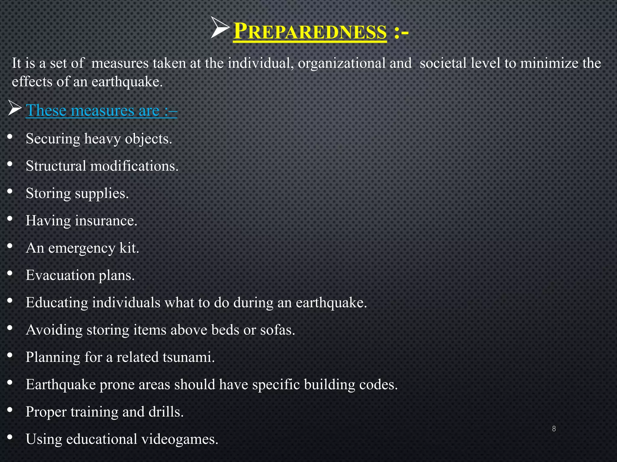 Earthquake Management Strategies | PPTX