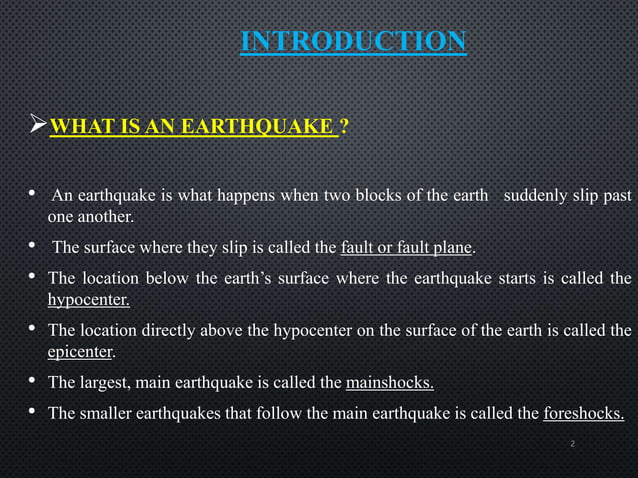 Earthquake Management Strategies | PPTX