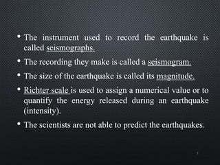 Earthquake Management Strategies | PPTX