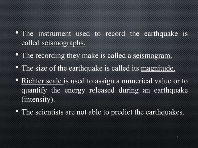 Earthquake Management Strategies | PPTX