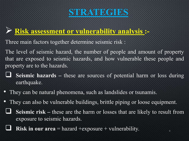 Earthquake Management Strategies | PPTX