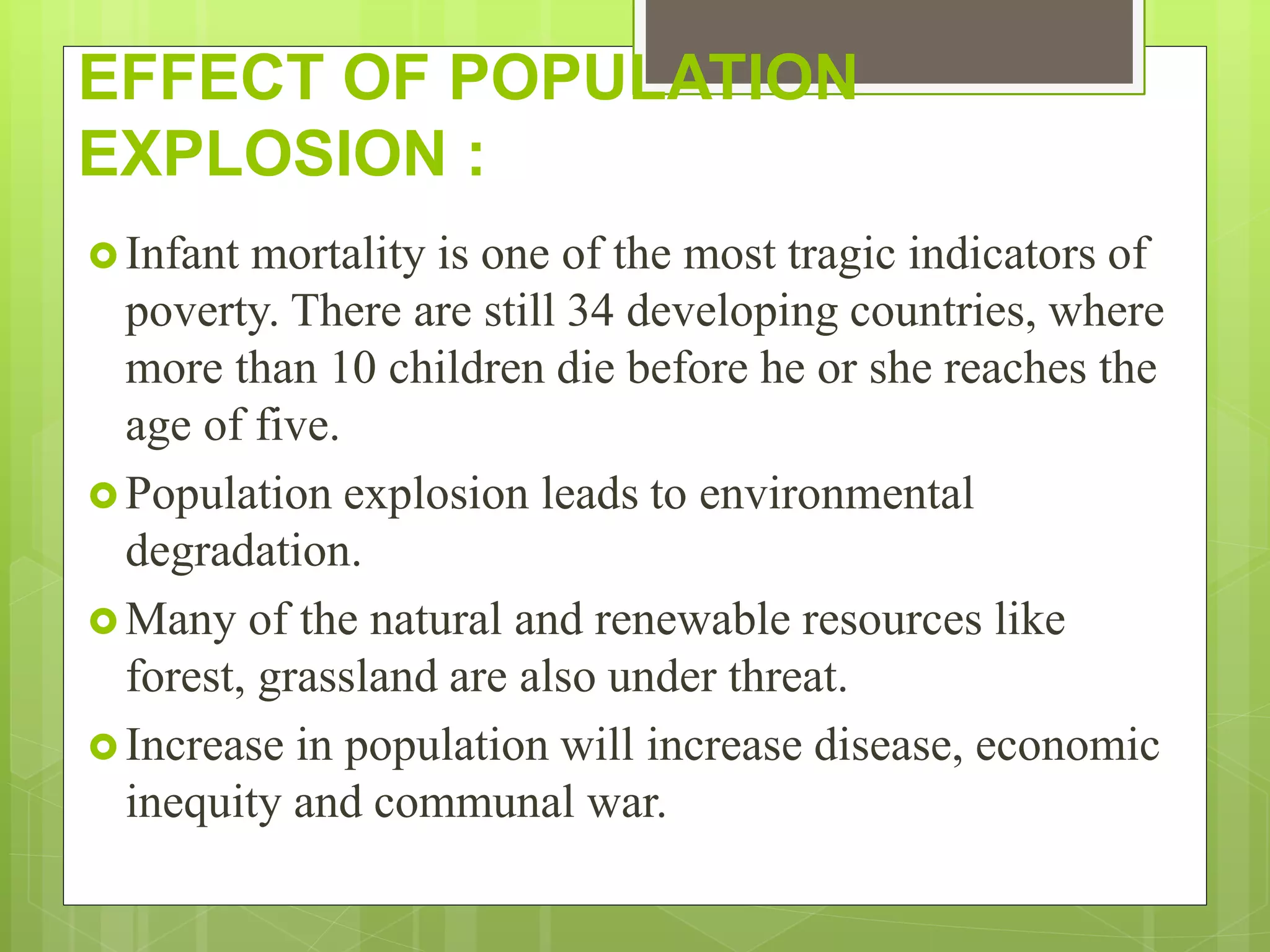 POPULATION GROWTH, VARIATION OF POPULATION AMONG NATIONS & POPULATION ...
