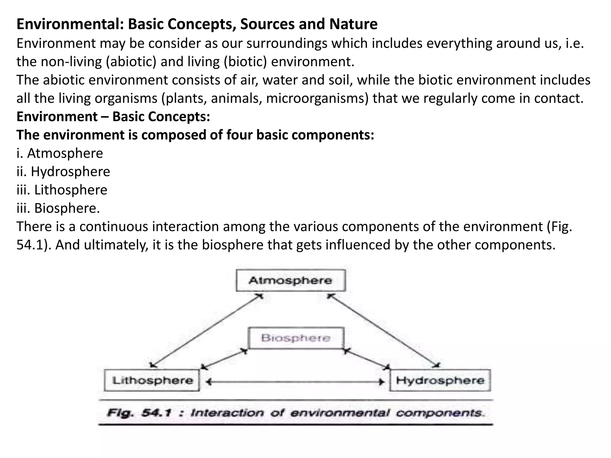 Environmental science basics, scope and importance | PPTX