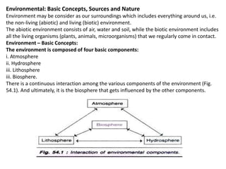 Environmental science basics, scope and importance | PPTX