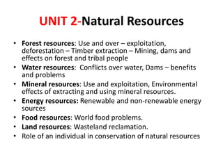 Environmental science introduction class | PPTX