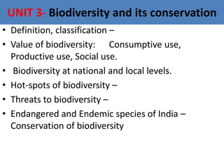 Environmental science introduction class | PPTX