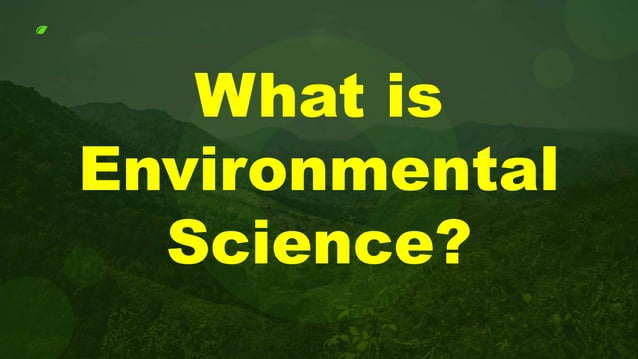 Environmental Science Introduction to Ecology.pptx