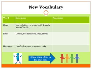 Environmental science Lesson 2 | PPTX