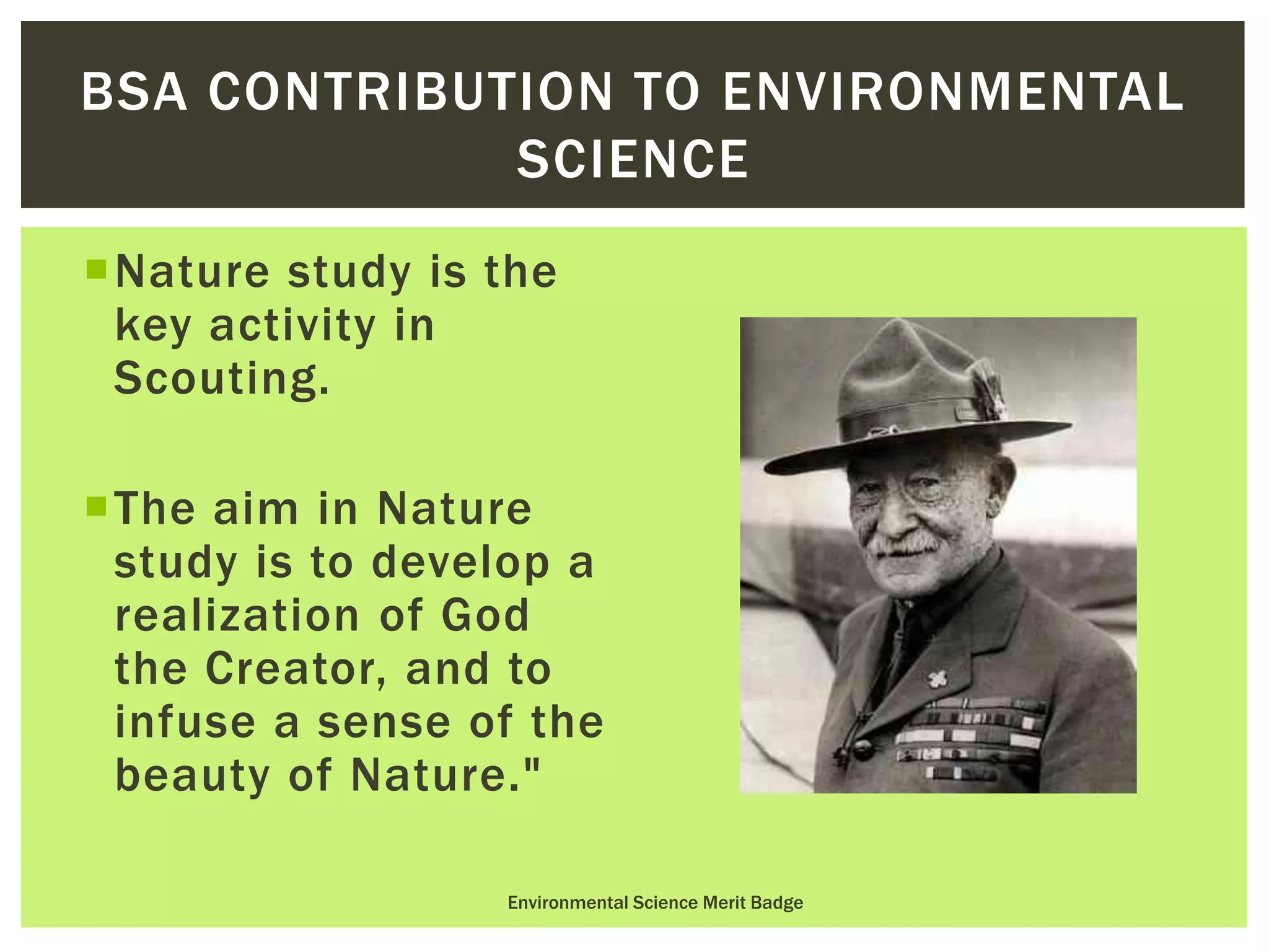 Environmental Science Merit Badge Boy Scouts by Joel Hebdon, Varsity ...