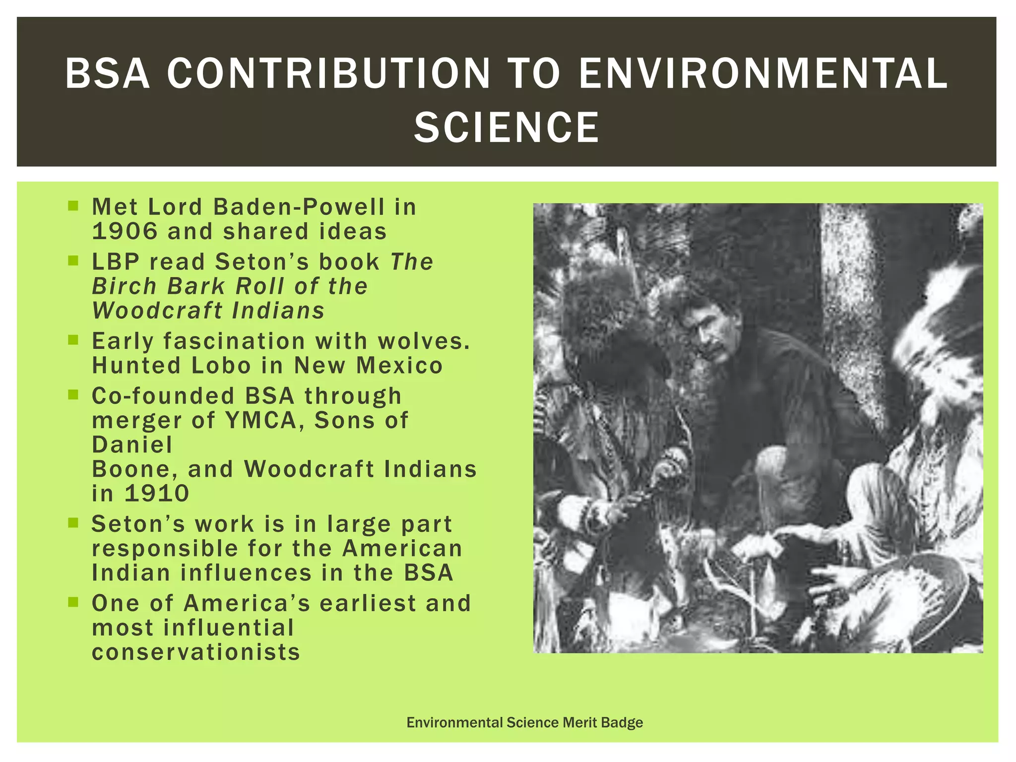 Environmental Science Merit Badge Boy Scouts by Joel Hebdon, Varsity ...