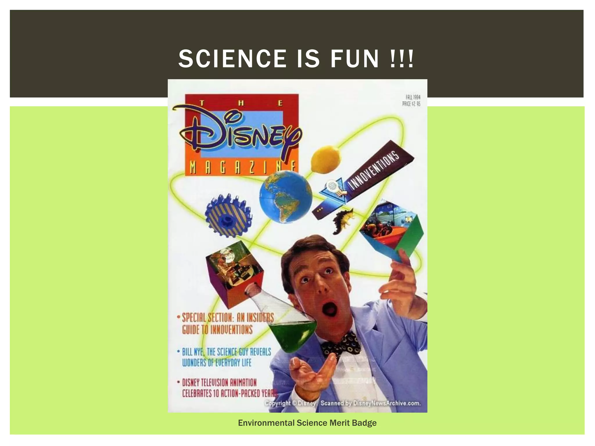 Environmental Science Merit Badge Boy Scouts by Joel Hebdon, Varsity ...