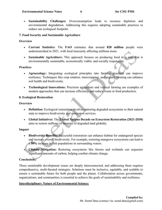 Environmental Science Notes for CSS.PMS by Seetal Daas.pdf ...