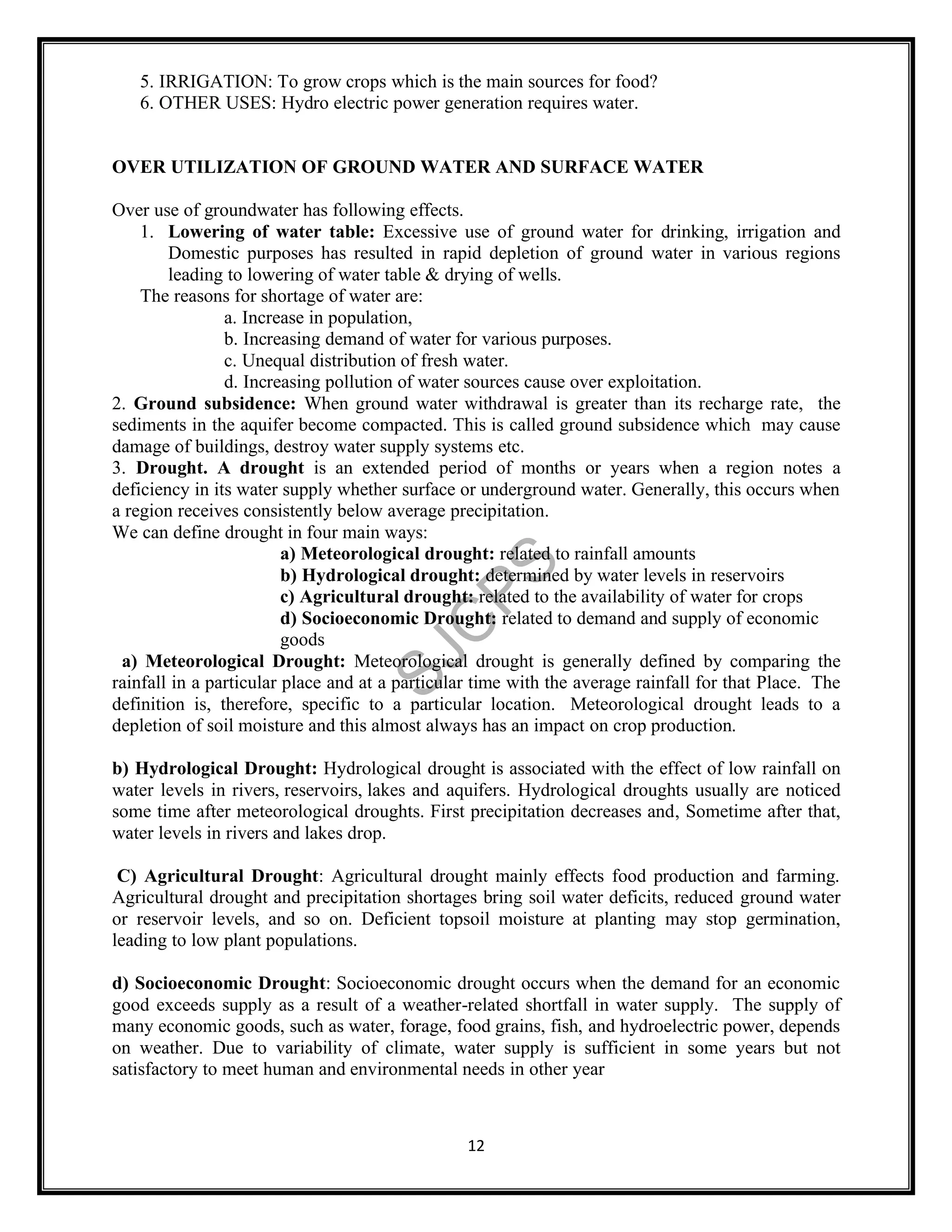 Environmental science 1.What is environmental science and components of environmental science 2 ...