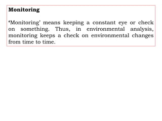 Environmental Screening functions and working | PPTX