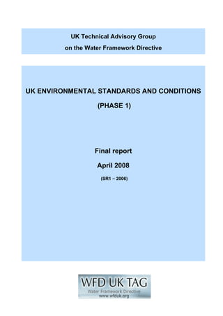 Environmental standards phase 1 finalv2 010408 | PDF