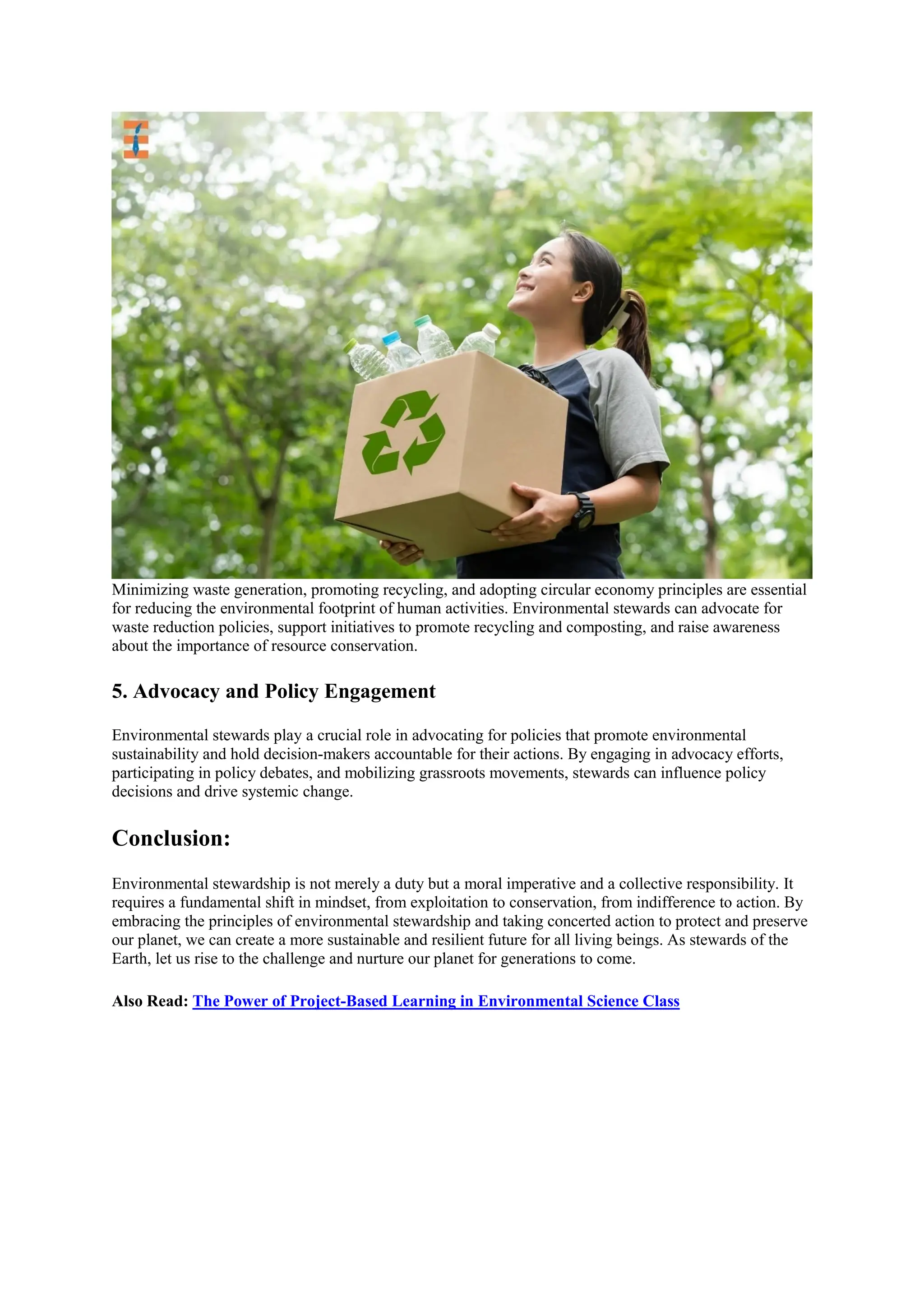 Environmental Stewardship: Nurturing Our Planet for Future Generations ...