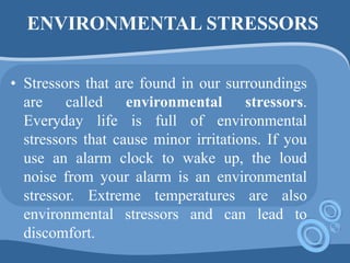 Environmental stressors | PPTX