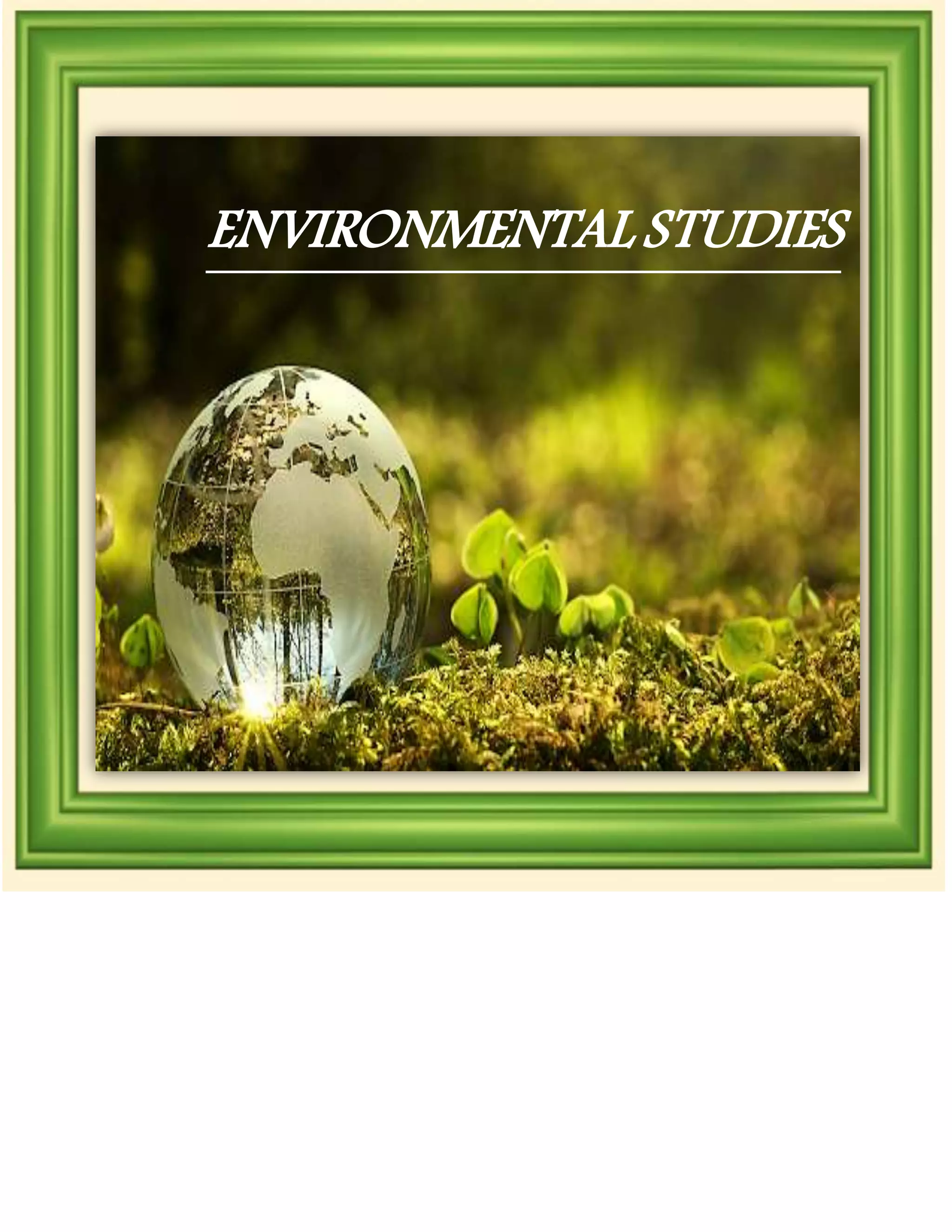 Environmental studies | PDF