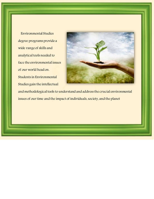 Environmental studies | PDF