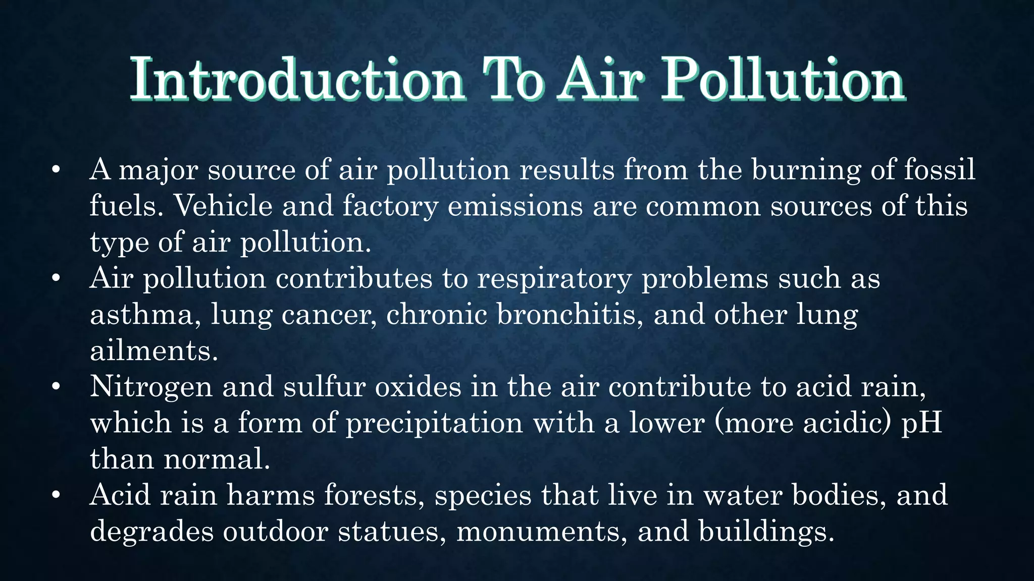 Air Pollution PPT | PPT