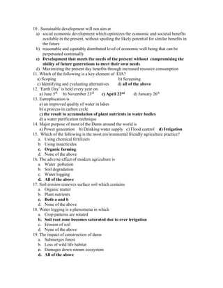 Environmental studies questions &Answers.doc