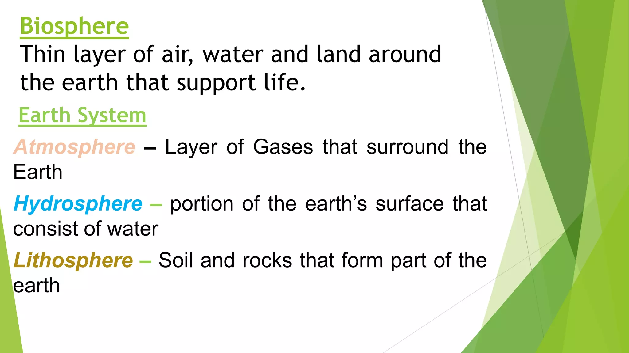 Environmental studies slides, grade 10 | PPTX