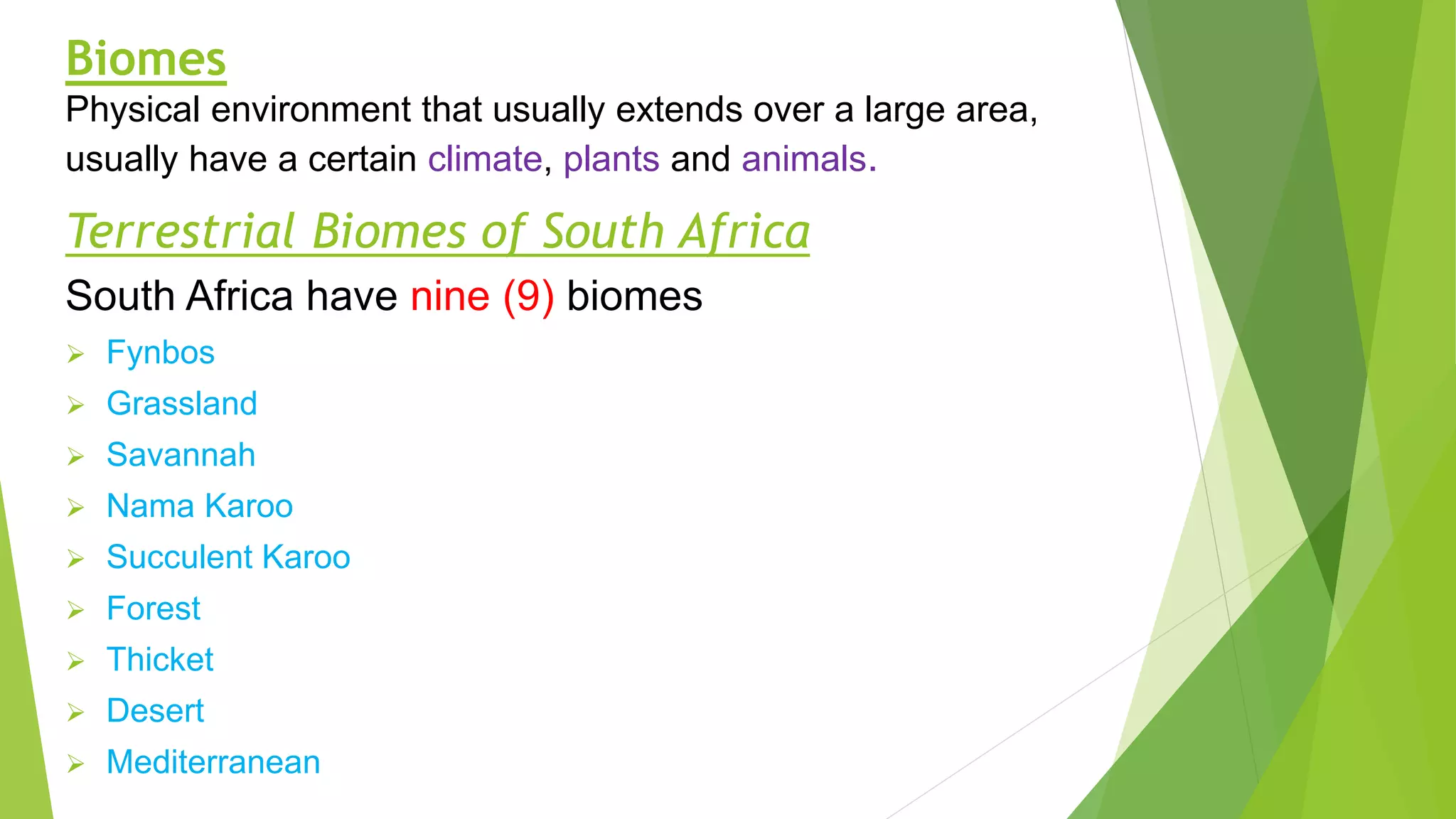 Environmental studies slides, grade 10 | PPTX