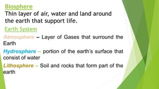 Environmental studies slides, grade 10 | PPTX