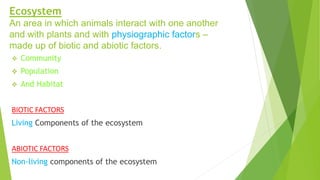 Environmental studies slides, grade 10 | PPTX