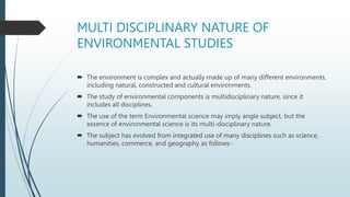 ENVIRONMENTAL STUDIES UNIT 1.pptx