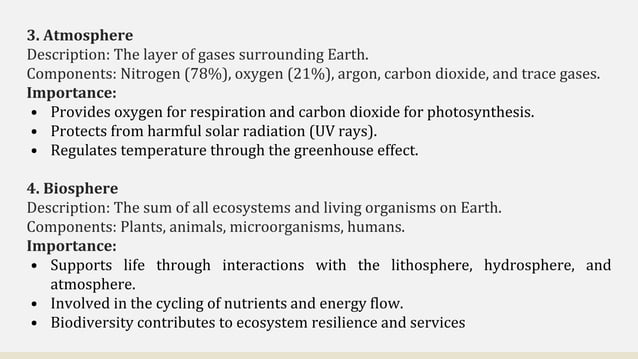 Environmental Studies- 3 (Introduction to Environment) | PPT