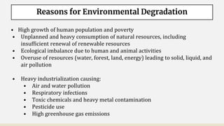 Environmental Studies-5- (Basics of Environmental Degradation) | PPTX