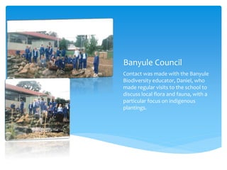 The Development of Our Gully and Environmental Sustainability at GK | PPT