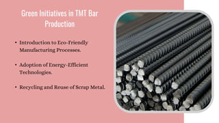 Environmental Sustainability in TMT Bar Manufacturing | PPT