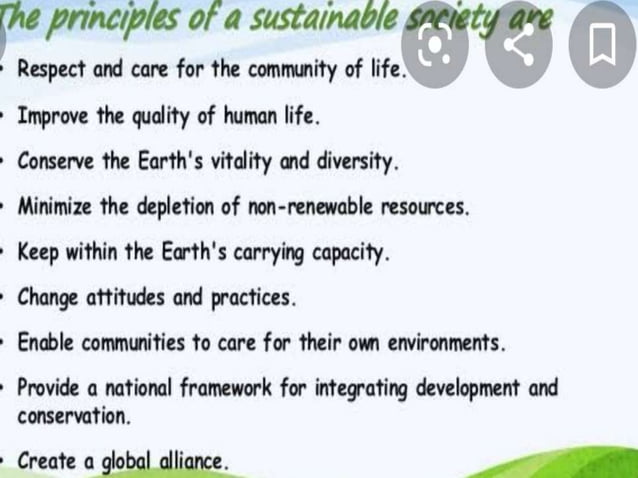 Environmental sustainability ppt | PPTX