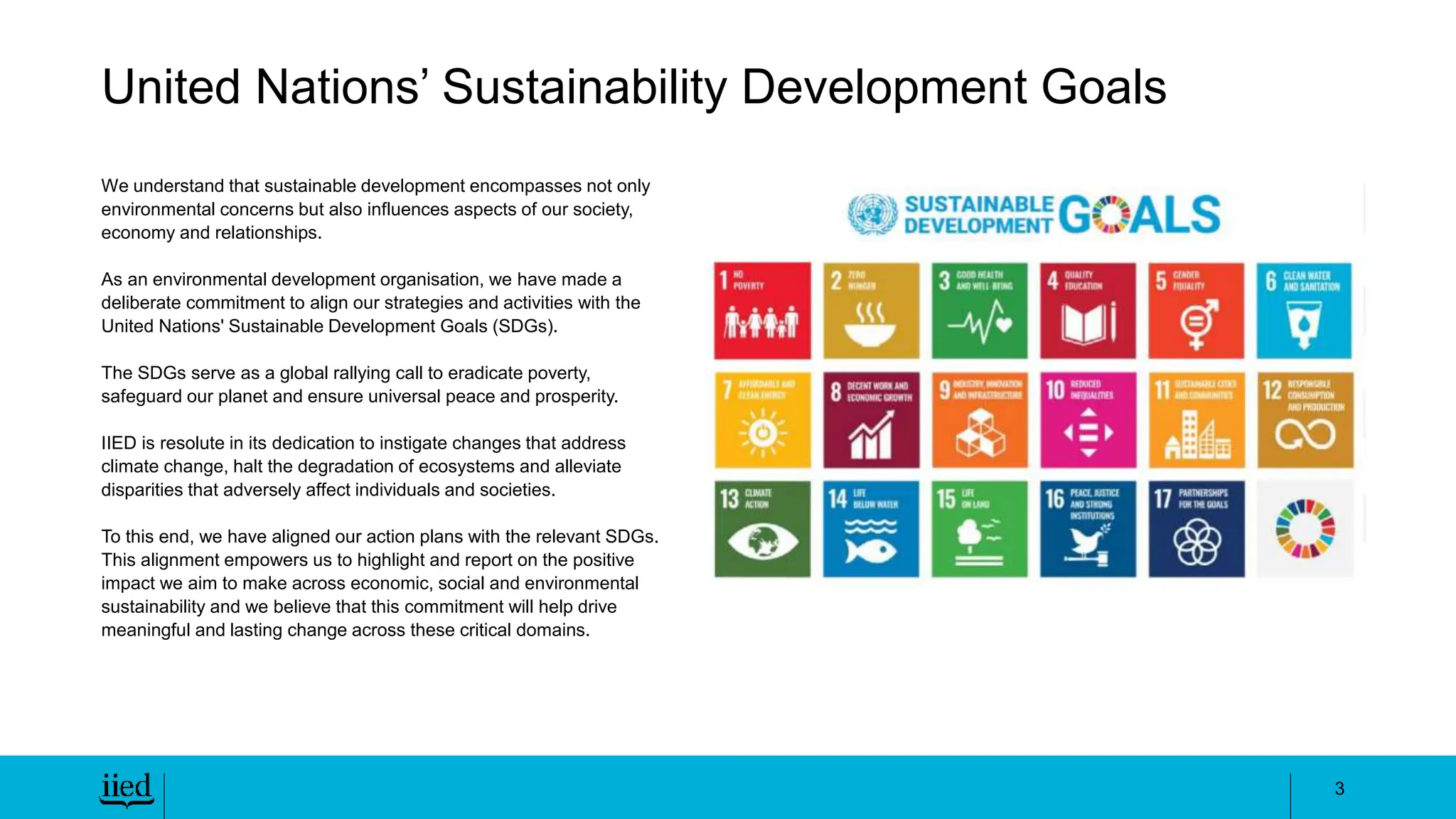 IIED's environmental sustainability impact report 2022/23 | PPT