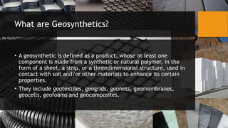 Environmental sustainability using Geosynthetics | PPT