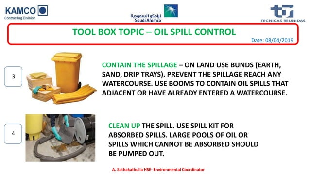 Environmental TBT oil spill control . april 2019. | PPTX | Indoor ...