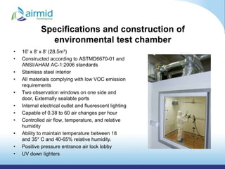 Environmental Test Chamber airmid healthgroup | PPTX