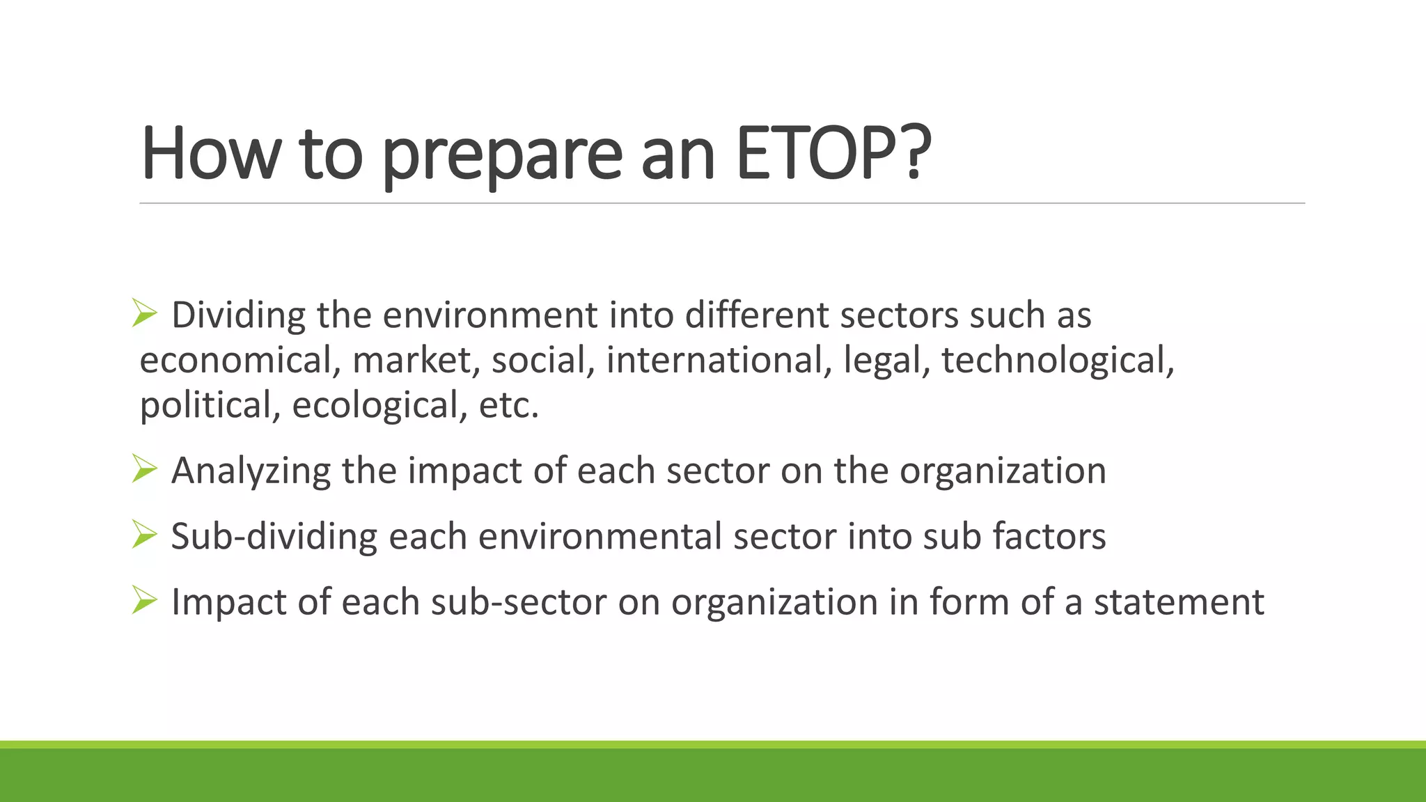 Environmental Threat Opportunity Profile (ETOP) | PPTX Environmental Threat Opportunity Profile (ETOP) | PPTX