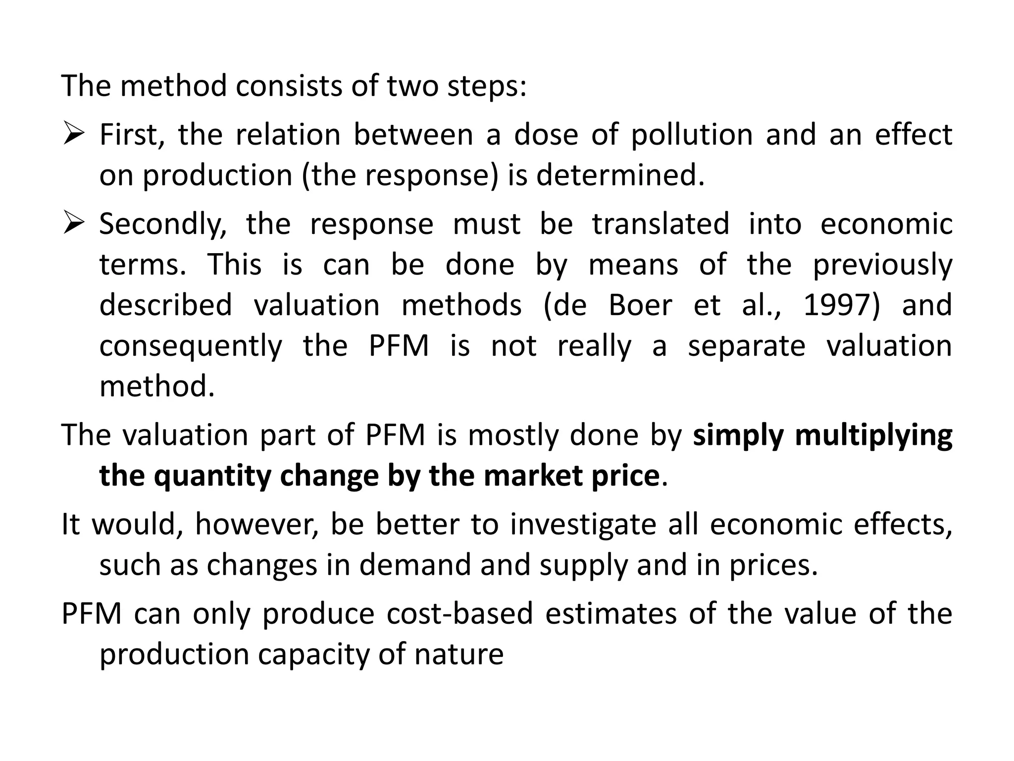 Environmental valuation techniques a review | PPTX
