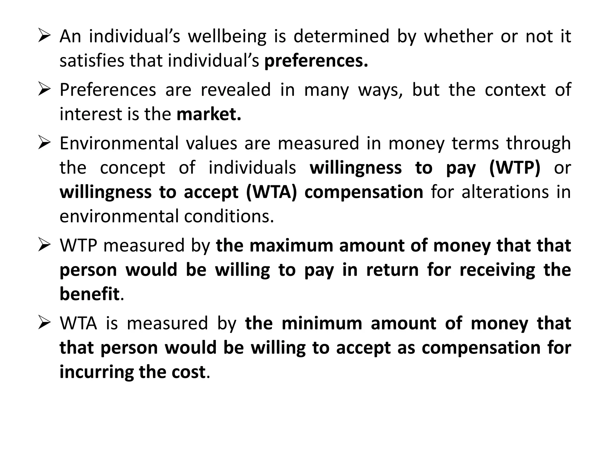 Environmental valuation techniques a review | PPTX